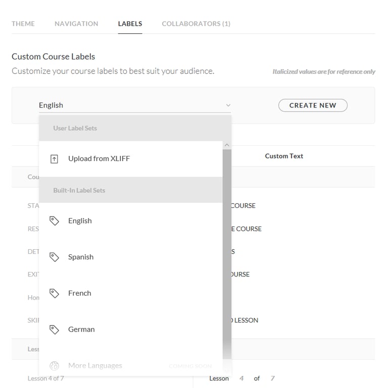 Articulate Rise Localization
